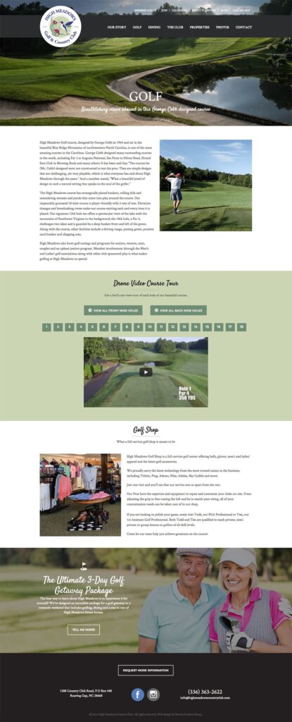 Client Spotlight: High Meadows Golf & Country Club | Brown Creative